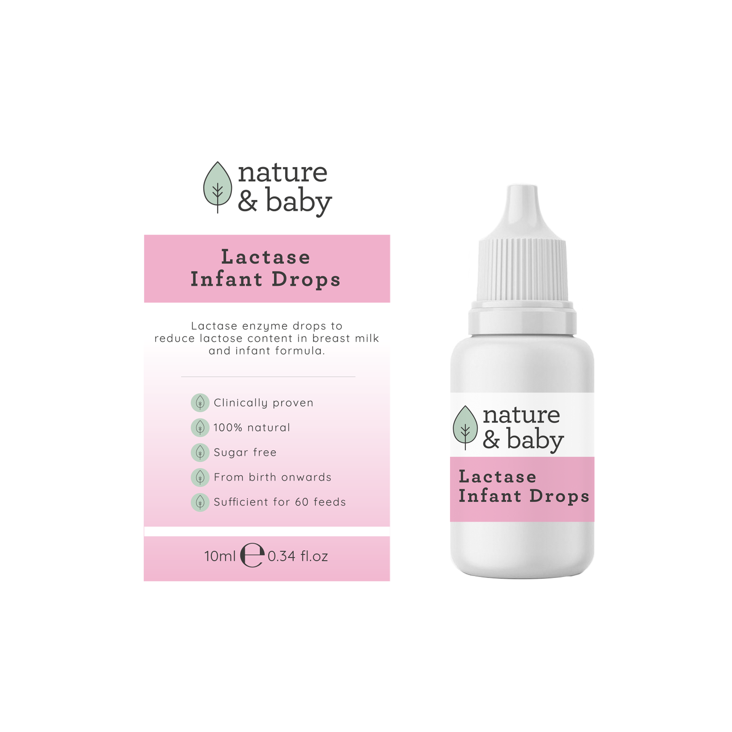 Nature & Baby Lactase Infant Drops 10ml